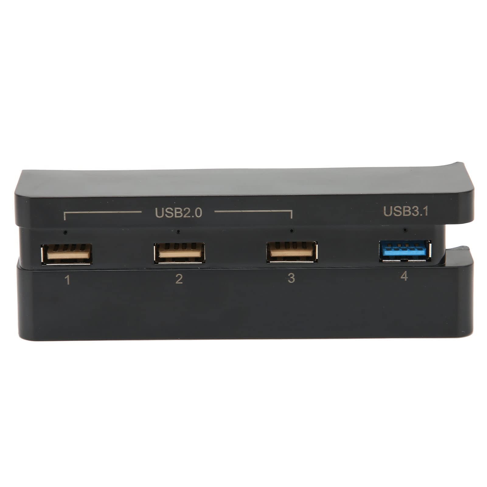for PS4 Slim Gaming Console Hub, USB2.0 x 3+USB3.0Expansion Adapter, High Speed USB Hub Adapter, Plug and Play, USB Charger Controller Splitter, Compatible USB 3.1/2.0