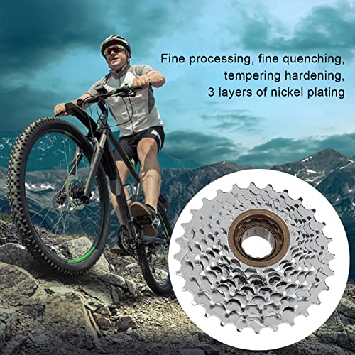 8 Speed 13‑28t Threaded Flywheel Bicycle Freewheel Sliver Steel for Mountain Bike