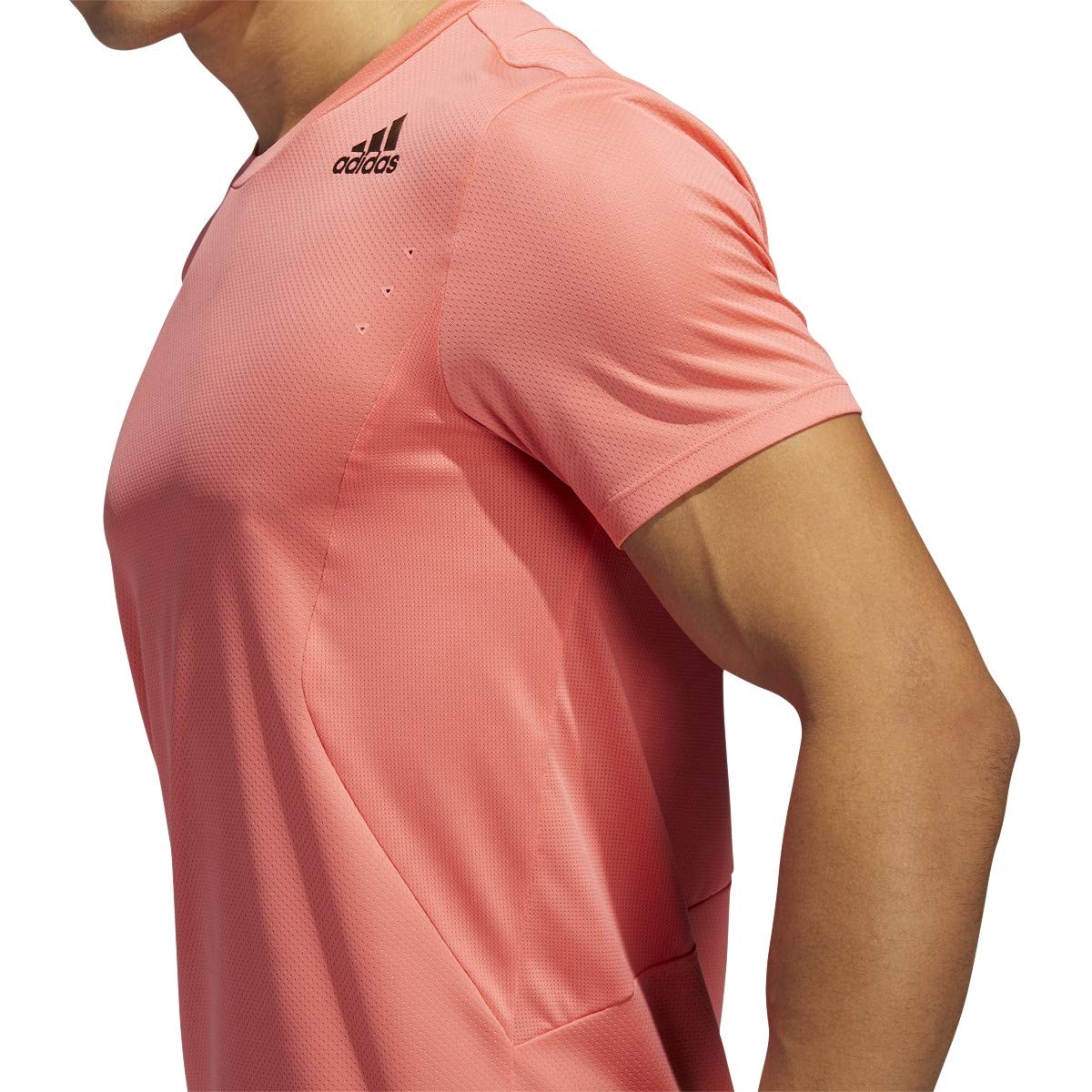 adidas mens Training Tee HEAT.RDY Semi Red X-Large