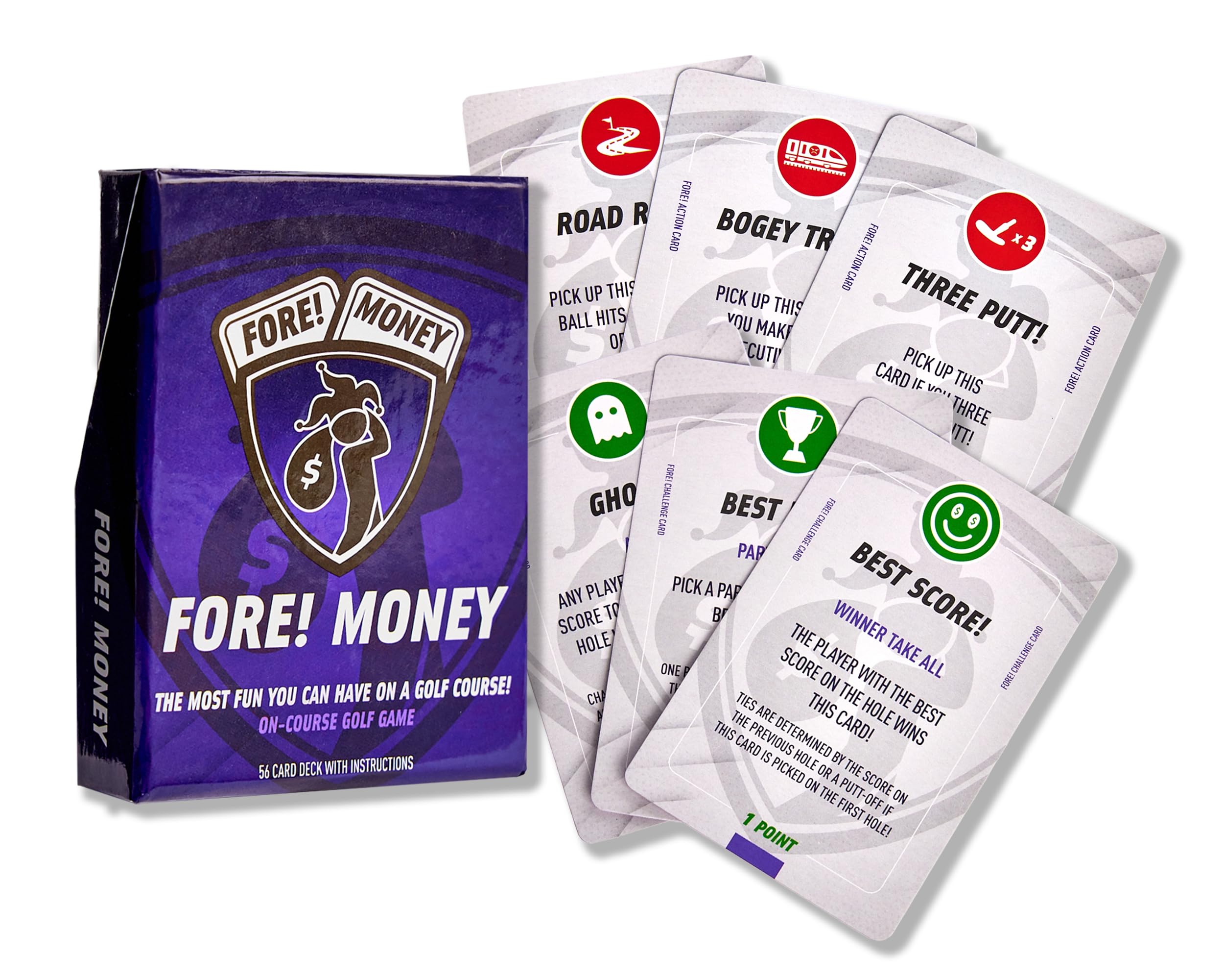 Fore! Cards 3 Game Bundle | 3 Fun & Interactive On-Course Golf Games to Suit Every Type of Golf Round | Never Play a Boring Round Again | Save Over 25%