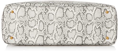 GUESS womens Zadie Logo Girlfriend Tote, Python, one size US