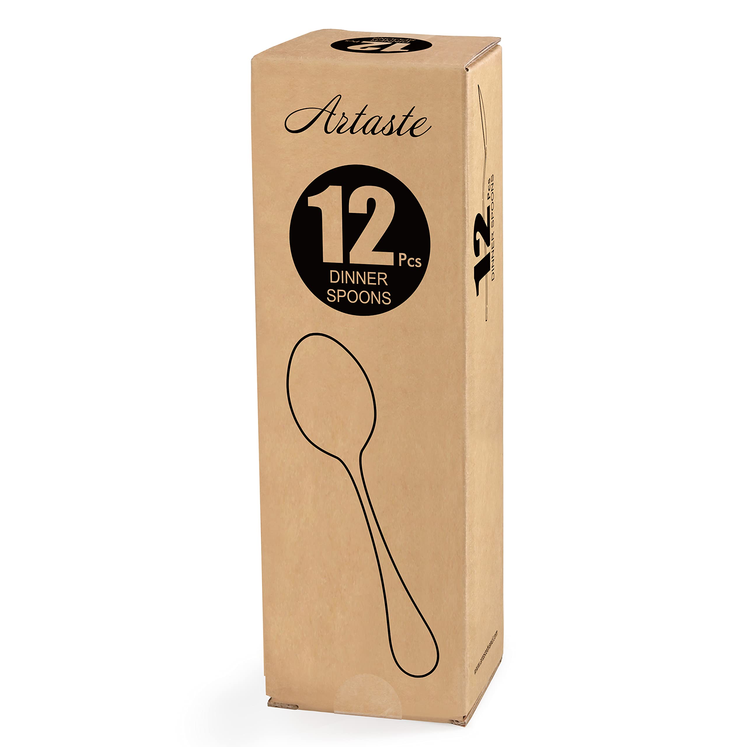 Artaste 59359 Rain 18/10 Stainless Steel Dinner Spoon (Rain Silver- Dinner Spoon)