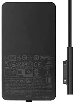 Original Pro Charger 44W 15V 2.58A Power Supply Compatible for Microsoft Surface Pro 6 Pro 5 Fits Model 1796 1800 Power Cord with 5V 1A USB Charging Port