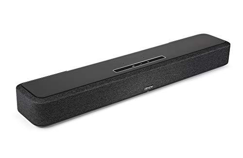 Denon Home Sound Bar 550 - Compact 3D Surround Sound, Dolby Atmos & DTS:X, Built-in HEOS, Amazon Alexa, Seamless Integration with Denon Home 150, 250, 350 Wireless Speakers for Multi-Room Audio, Black