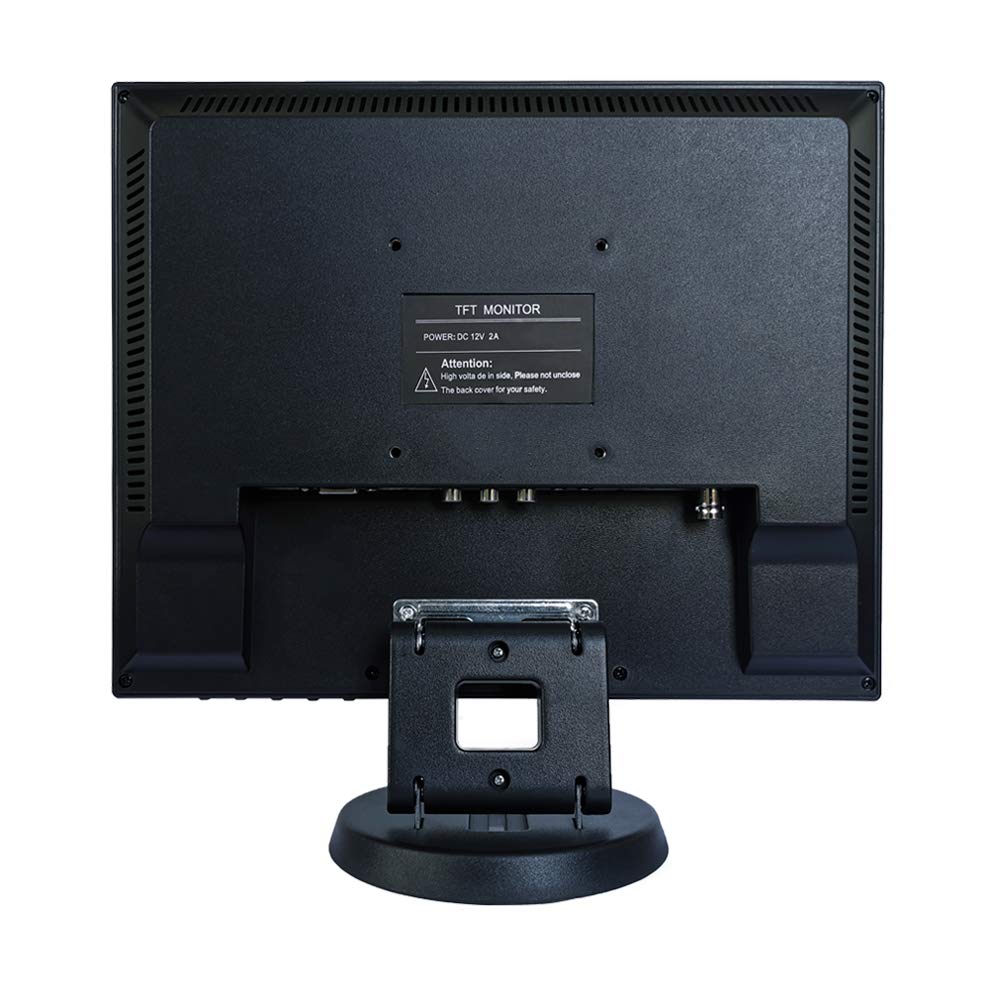 iChawk 12.1"inch PC Display 800x600 4:3 Positive Screen HDMI-in USB VGA Plastic Housing Support Linux Ubuntu Raspbian Debian OS Resistive Touch LCD Screen Monitor For Industrial Equipment W121PT-591RL