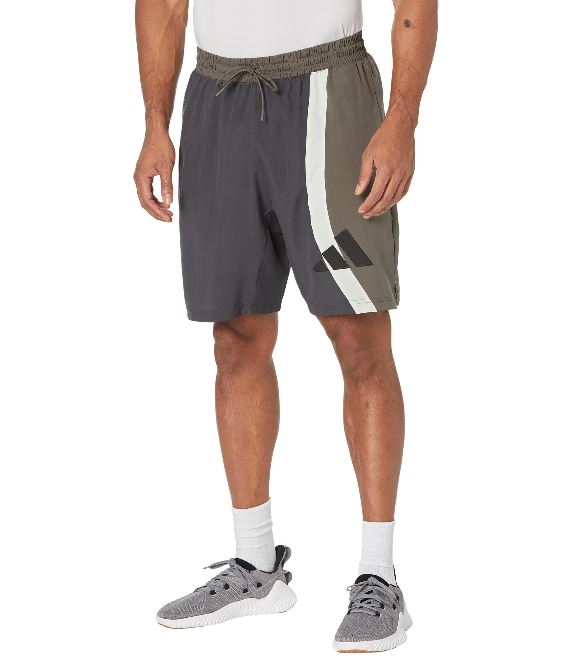 adidas Men's Pro Madness 3.0 Basketball Shorts, Carbon, X-Large