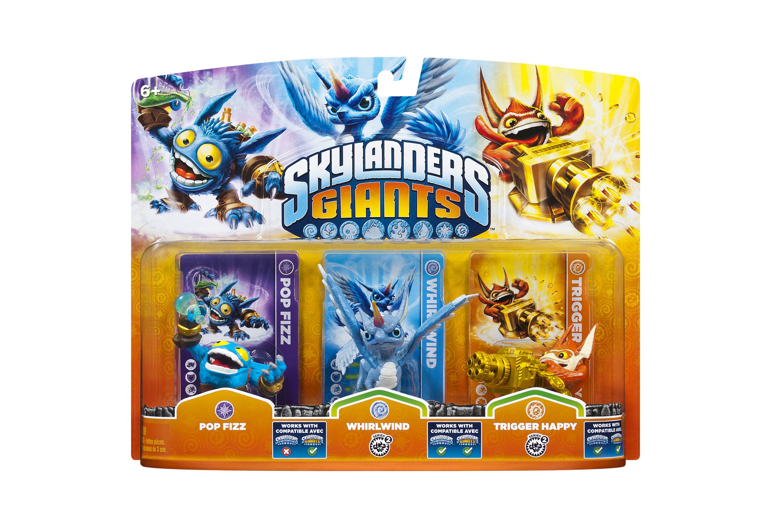 Activision Skylanders Giants Triple Pack #1: Pop Fizz, Whirlwind, Trigger Happy