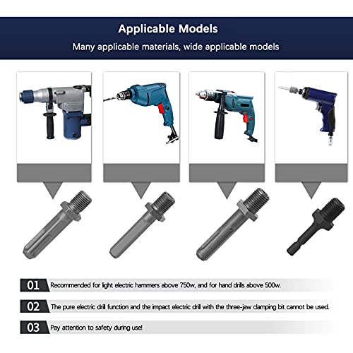 Babody 6pcs Removable Firewood Log Splitter Drill Bit,Firewood Log Splitter,Wood Splitter Drill Bits,Heavy Duty Drill Screw Cone Driver Fire Wood Log Splitter for Hand Drill Stick