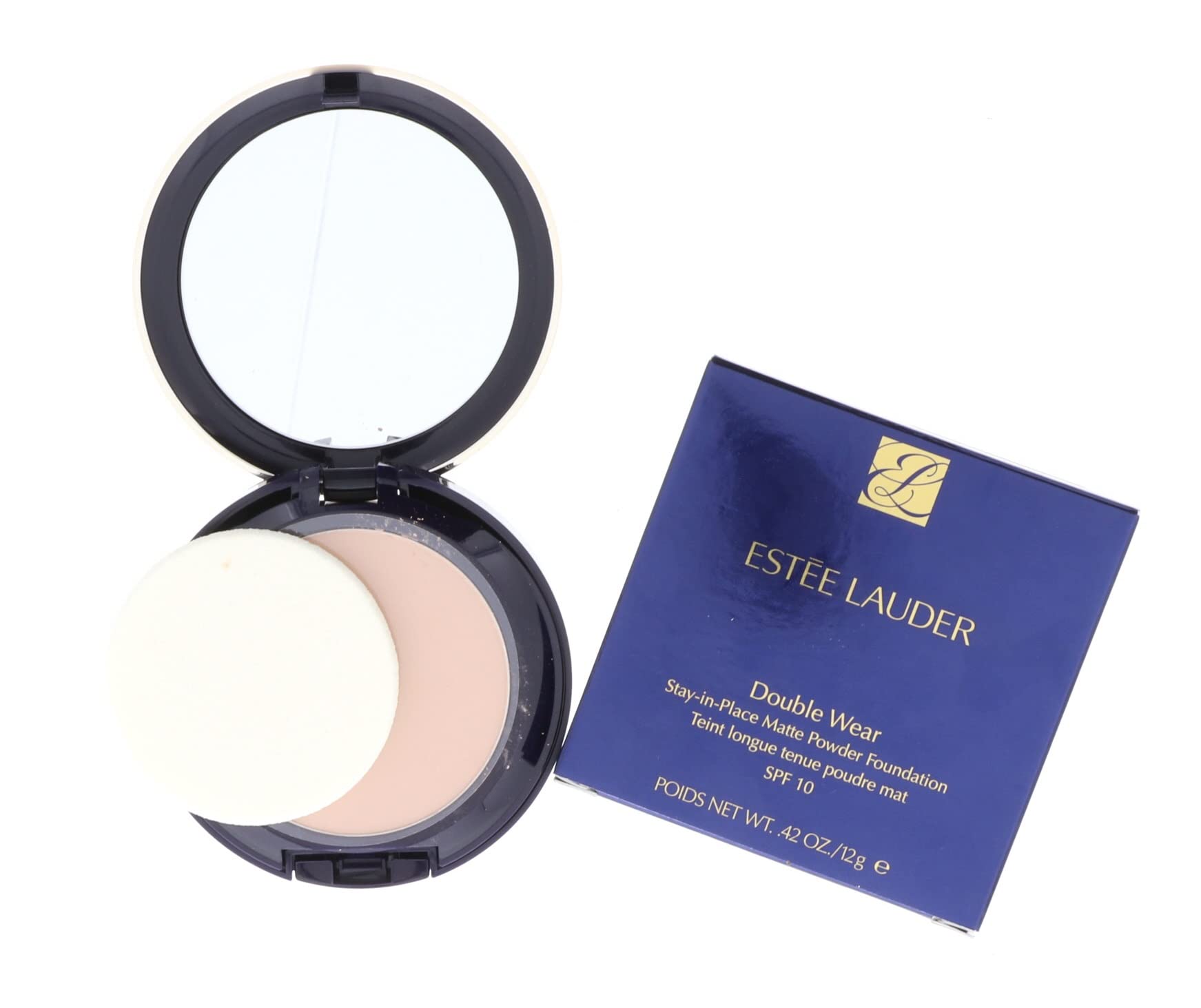 Estee Lauder Double Wear Foundation 0.42 Oz Estee Lauder/Double Wear Stay-In-Place Powder Makeup 3c2 Pebble .42 Oz Teint Longue Tenue Extreme