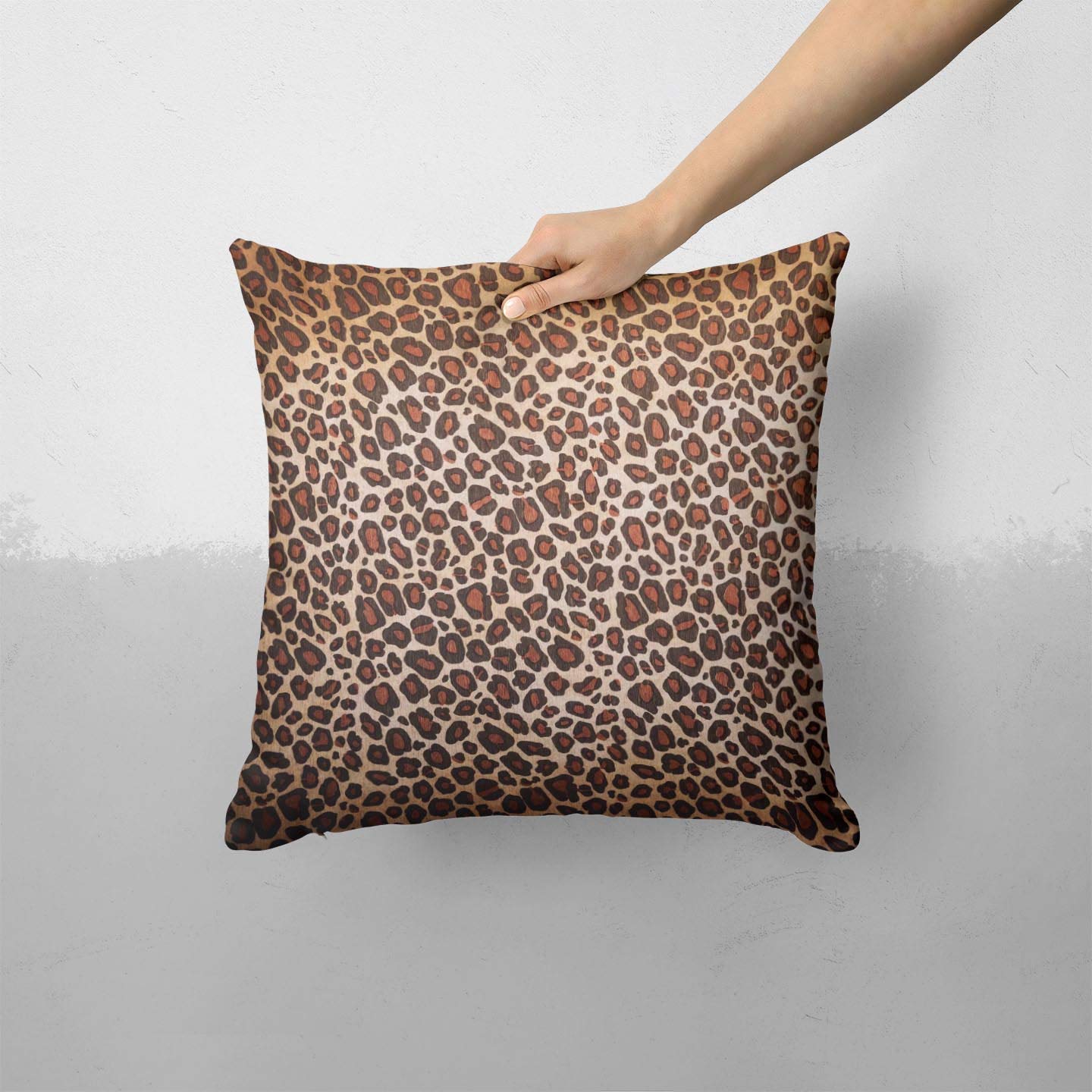 iiRov Vibrant Cheetah Animal Print V3 - Custom Decorative Home Decor Indoor or Outdoor Throw Pillow Cover Plus Cushion Set for Sofa, Bed or Couch (Pillow CASE Cover Plus Cushion)