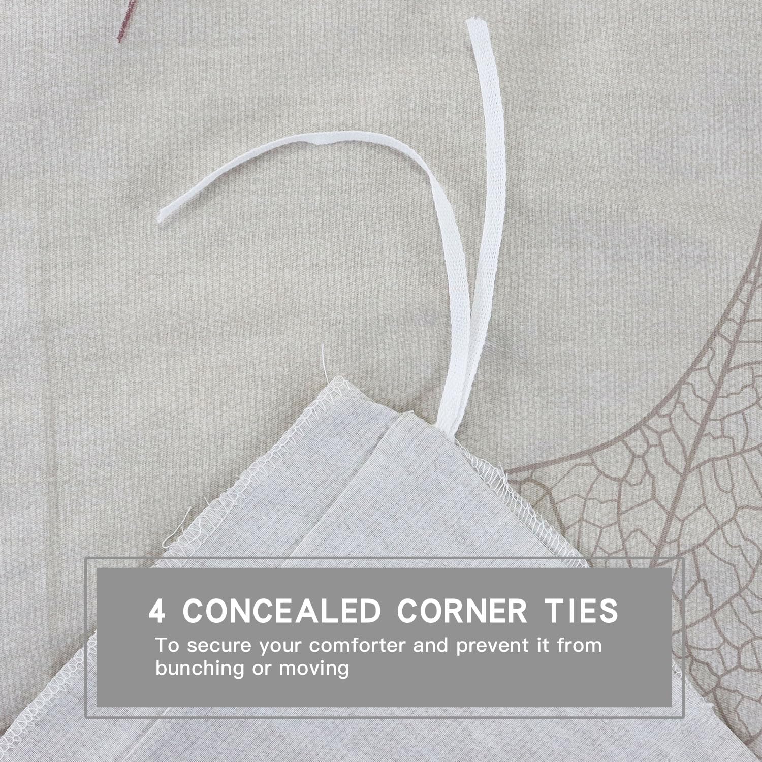 Helthep Duvet Cover Twin Size,100% Washed Cotton Duvet Cover Twin Size (68"x 90") with 2 Pillowcases(20"x 26"),4 Corner Ties,Zipper Closure.