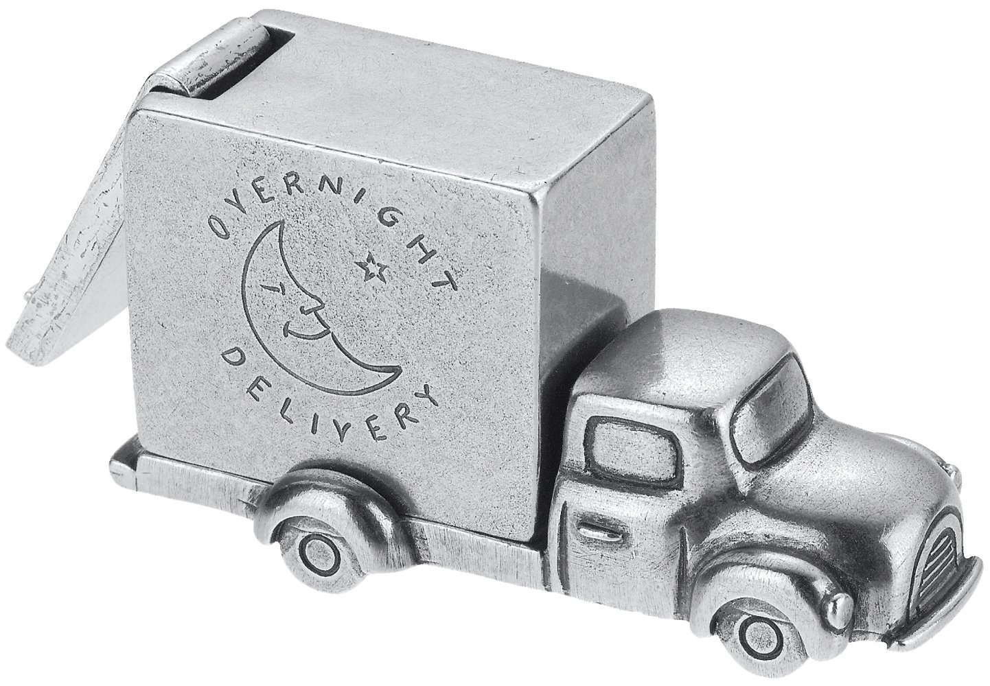 DANFORTH- Truck Tooth Fairy Box – Handcrafted Pewter Toothfairy Box For Boys and Girls – 1 ¼” Tall X 2 ¼” Wide – Made In USA