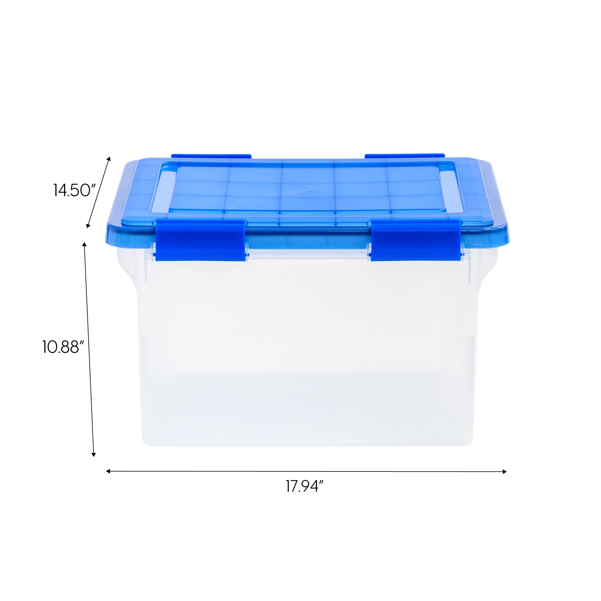 IRIS USA 3Pack Letter and Legal Size WEATHERPRO File Box