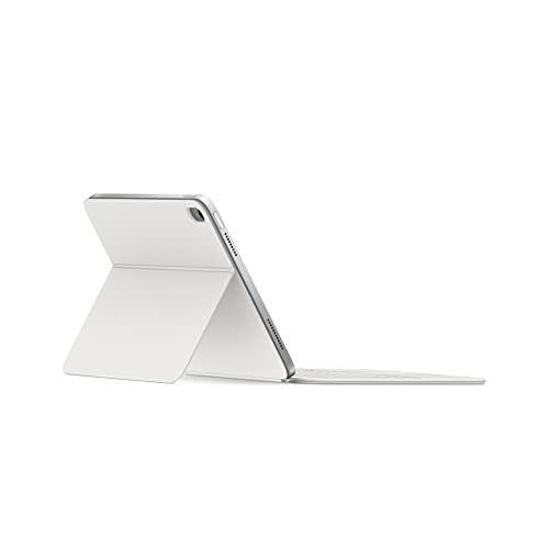 Apple Magic Keyboard Folio: iPad Keyboard and case for iPad (10th Generation), Detachable Two-Piece Design That attaches magnetically, Built-in trackpad, US English β White