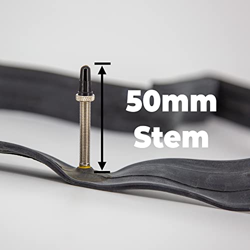 Bicycle Tubes, 2-Pack, Presta Valves - Fits Most Standard Sizes, Road Bikes, BMX/Mountain Bike 24" x 1.5-195"