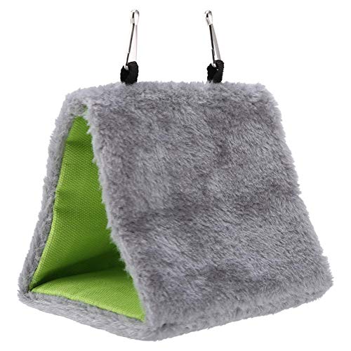 Warm Bird Nest House Soft Triangular Hut Hammock Hanging Cave Durable Parrots Snuggle Hut Bed Pet Supply Birds Cage Toy