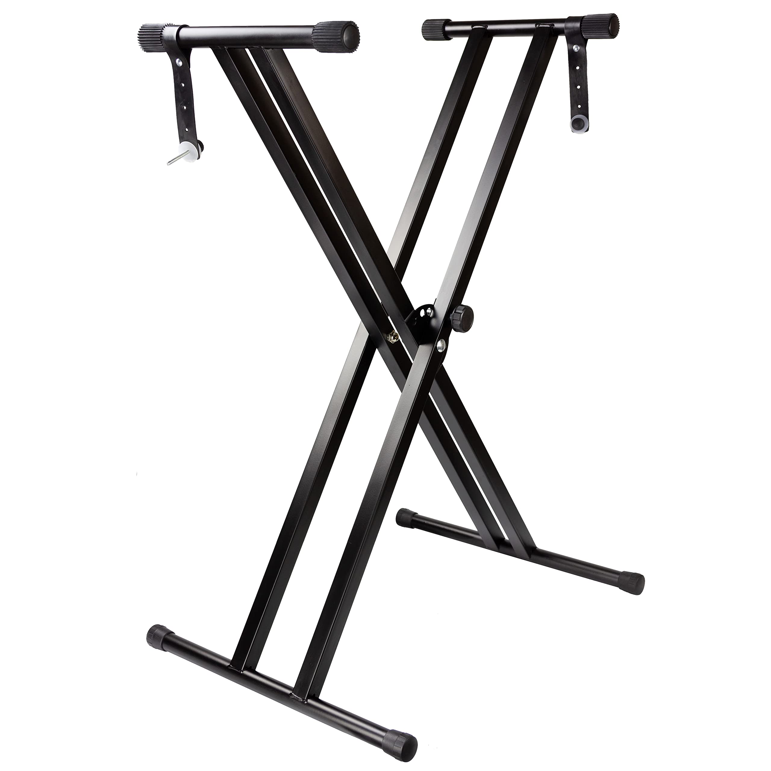 Alesis Recital 61 Digital Piano Keyboard Bundle with Adjustable Keyboard Stand & Stability Straps