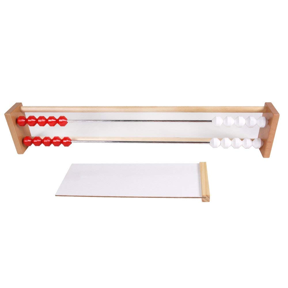 hand2mind 20 Bead Wooden Rekenrek Classroom Set, Abacus for Kids Math, Math Manipulatives Kindergarten, Counting Rack for Kids, Counters for Kids Math, Educational Toys for Elementary Kids (Set of 25)