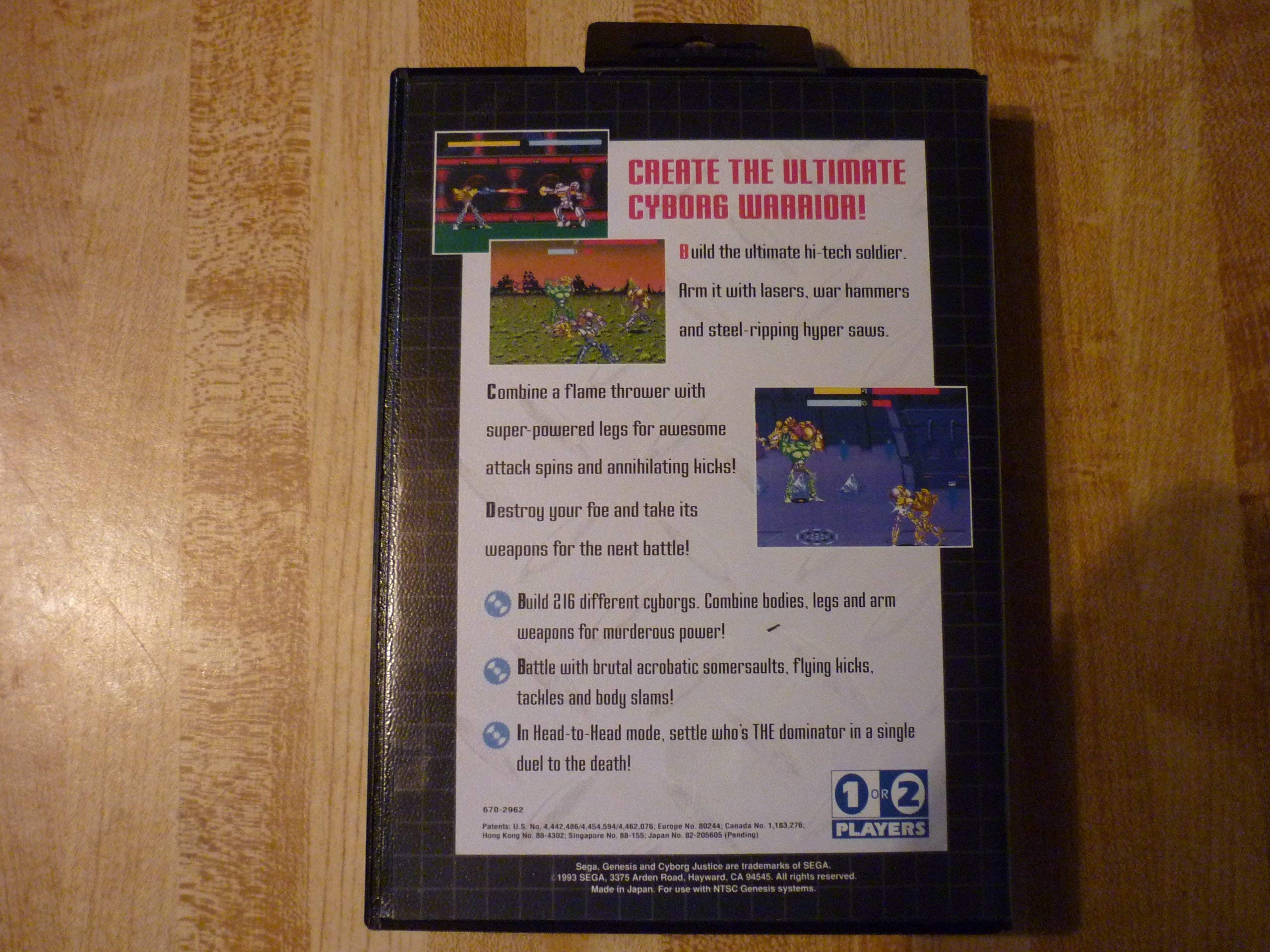 Cyborg Justice - Sega Genesis (Renewed)