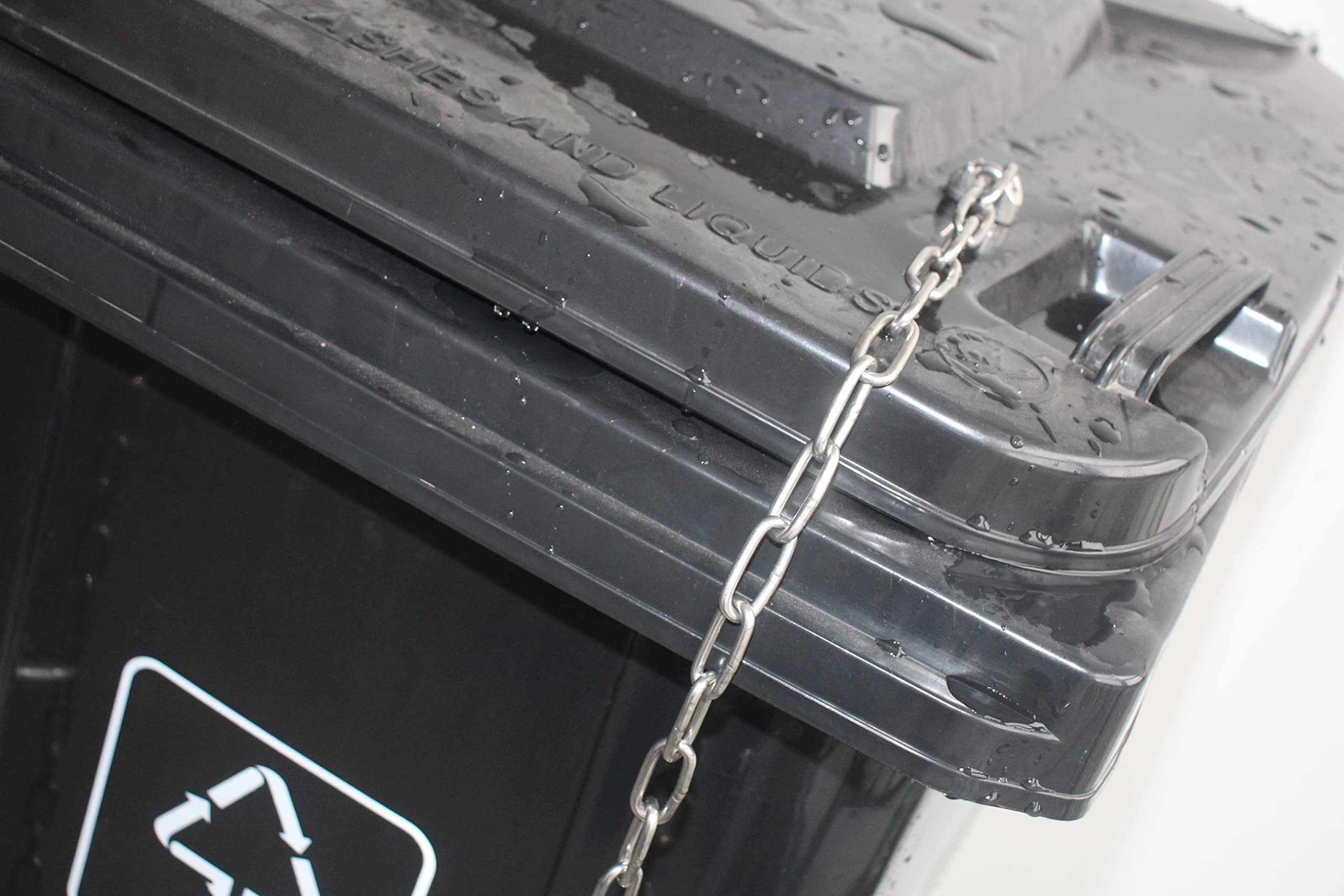 NEMCUHE Garbage Can Security Strap, Drilling Required, Keep Lid Closed