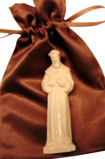 Westmon Works St Francis Pet Prayer Set Holy Card Patron Saint Novena Prayer with Plastic Saint Statue for Dog and Cat Owners