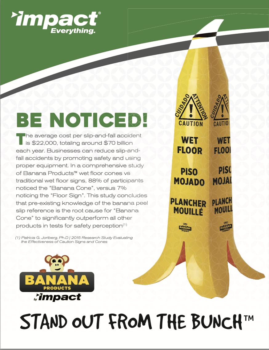 IMPB1001 - Banana Wet Floor Cones