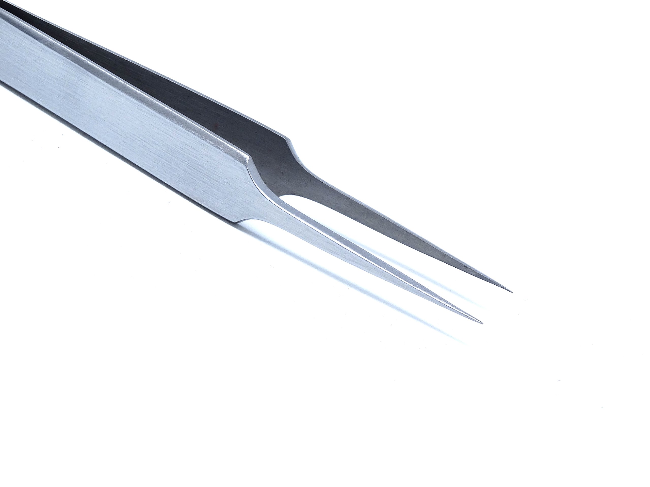 IMS IMS-JF5 Premium High Precision Jeweler Style Forceps #5 Tweezers, Fine Point Tips, Stainless Steel, 4.5'' L