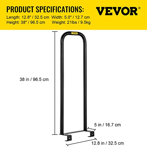 BestEquip Dolly Converter 13 Inch Width x 38 Inch Height Steel Converter Arms 250LBS Capacity Panel Dolly Handling Equippment