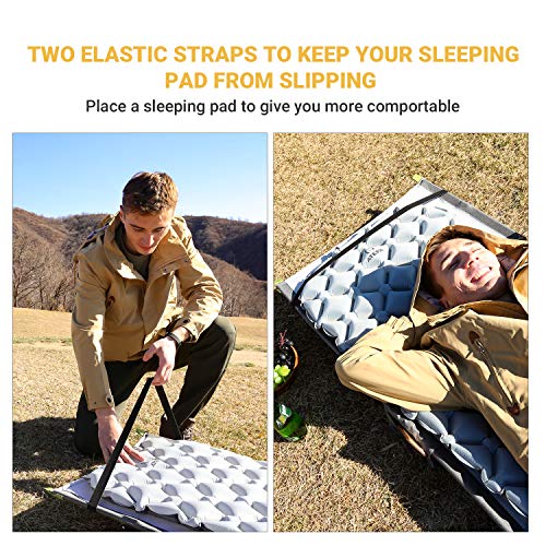 ATEPA AC3101_Dark Grey Folding Camping Cot, 75” × 25”× 4.7