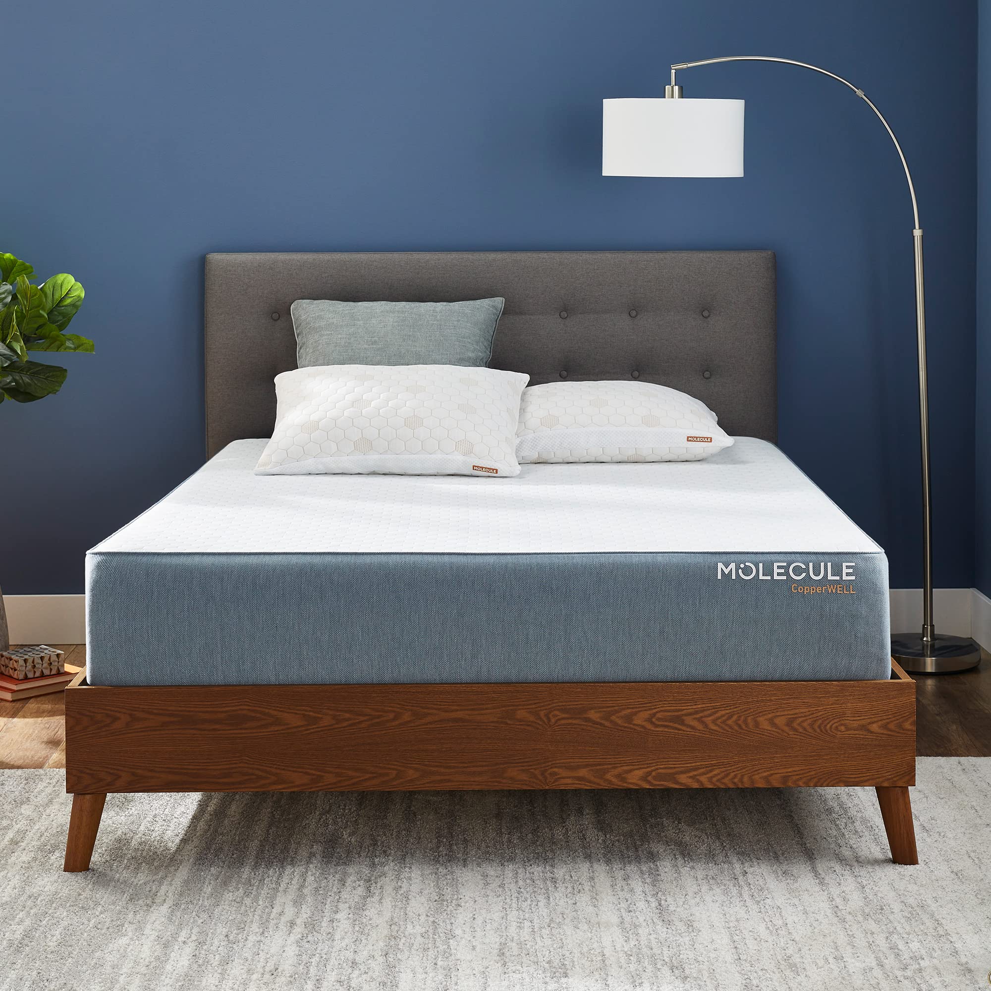 Molecule CopperWELL 12" Cooling Gel Memory Foam Medium Plush Mattress, King