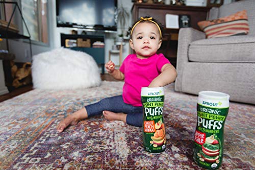 Sprout Organic Snacks Plant Power Puffs baby Food, 1.5 Oz