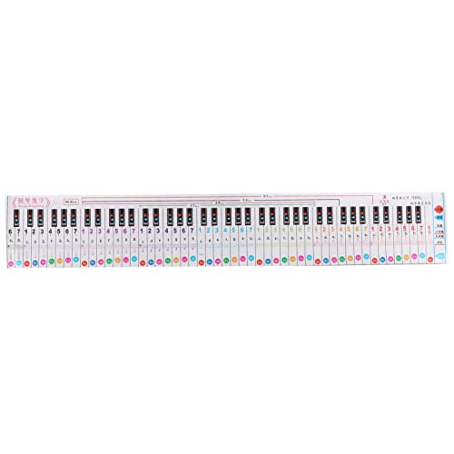 88 Key Piano Keyboard Note Chart Piano Keyboard Finger Simulation Practice Guide Use Complete Color Music Lesson Learning Aid Set Visual Tool for Beginners Finger Practice