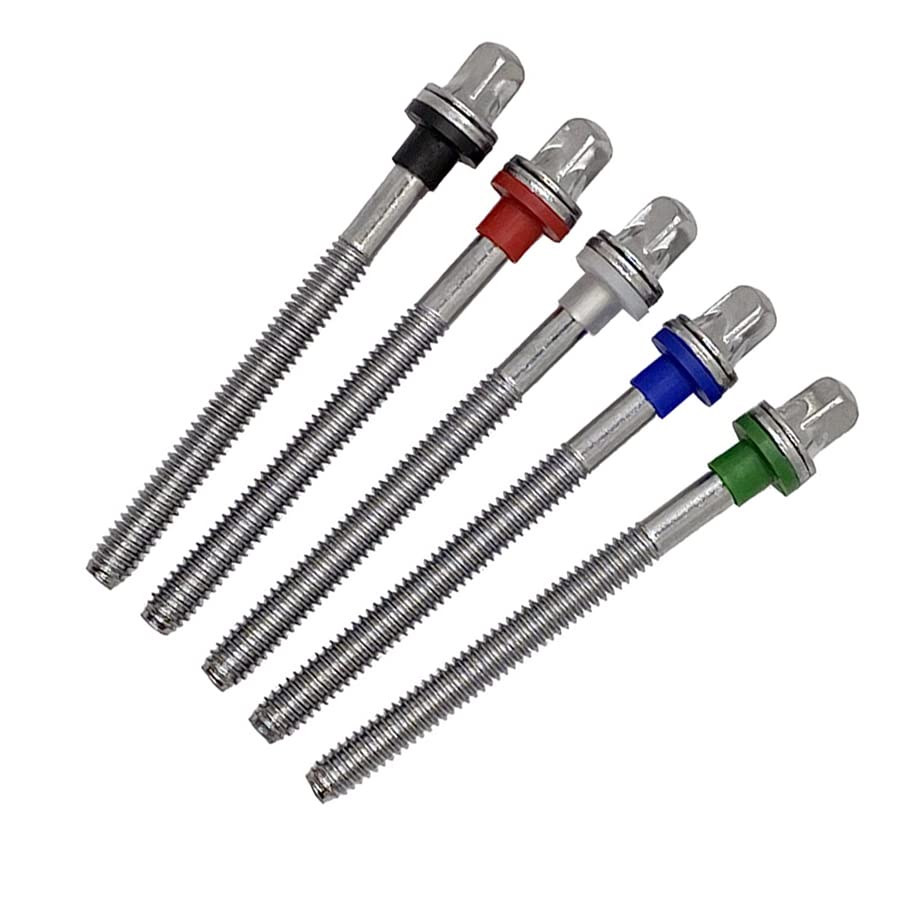 Danmar 100 Pack Nylon Tension Rod Washers - Silver