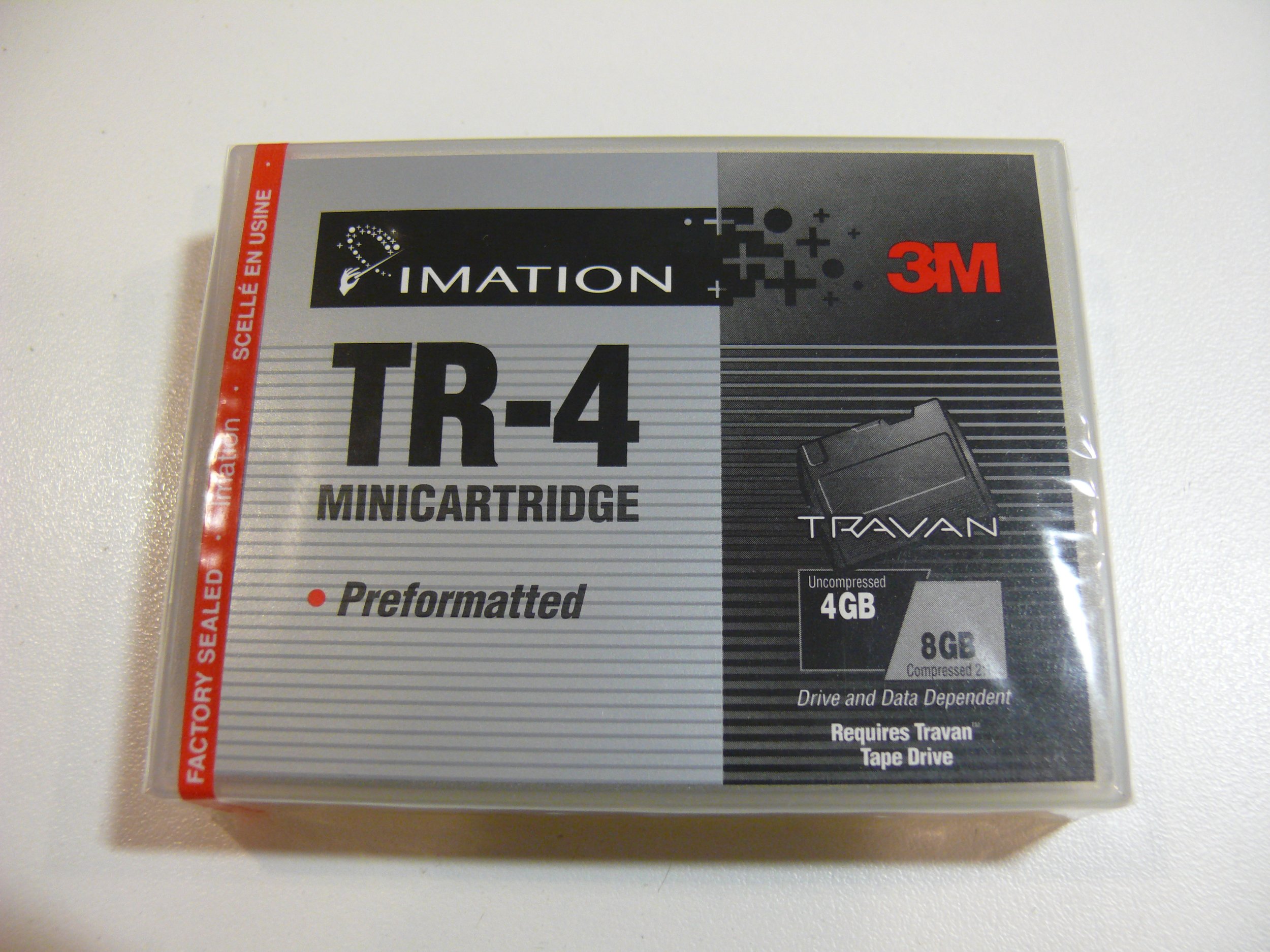 Imation Travan 8 GB, 8 GB/4 GB Cartridge(1-Pack)