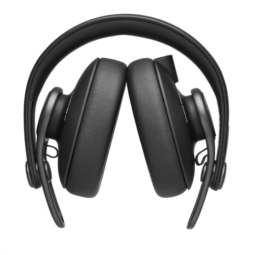 AKG Pro Audio K371 Over-Ear, Closed-Back, Foldable Studio Headphones, Black