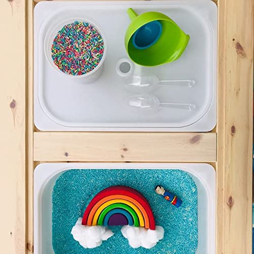 Chitrani Rainbow Stacker 6 Piece - Nesting Wooden Waldorf Blocks, Elements of Nature