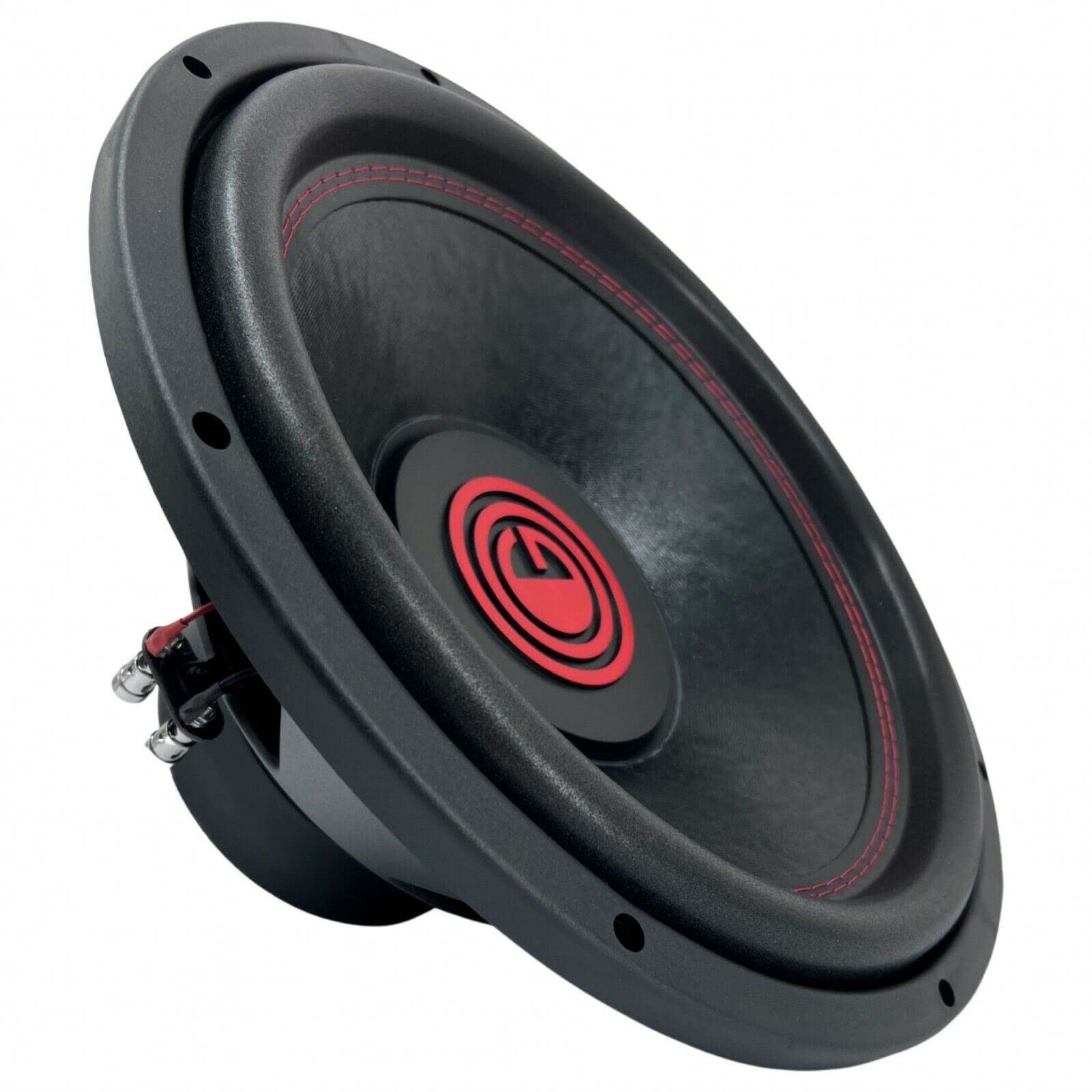 Gravity 1x 15 Inch 2400 Watt Car Audio Subwoofer w/ 4 Ohm DVC Power 15 in. Sub - Feature Dual Voice Coil, Thick Magnet, Design for Car, ATV, Van, High Performance Car Show