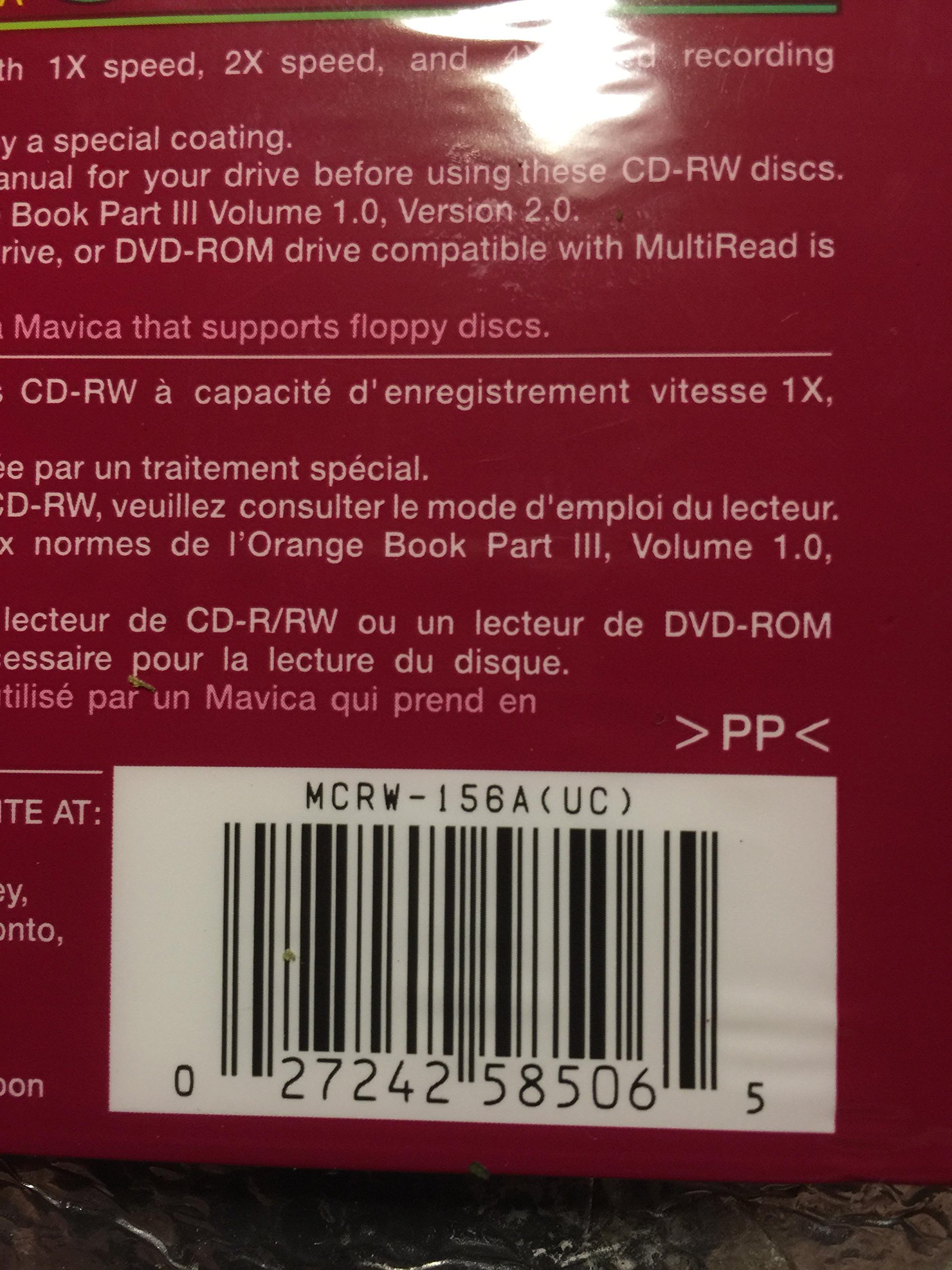 SONY MCRW156A Dragon Media CD-RW Disc