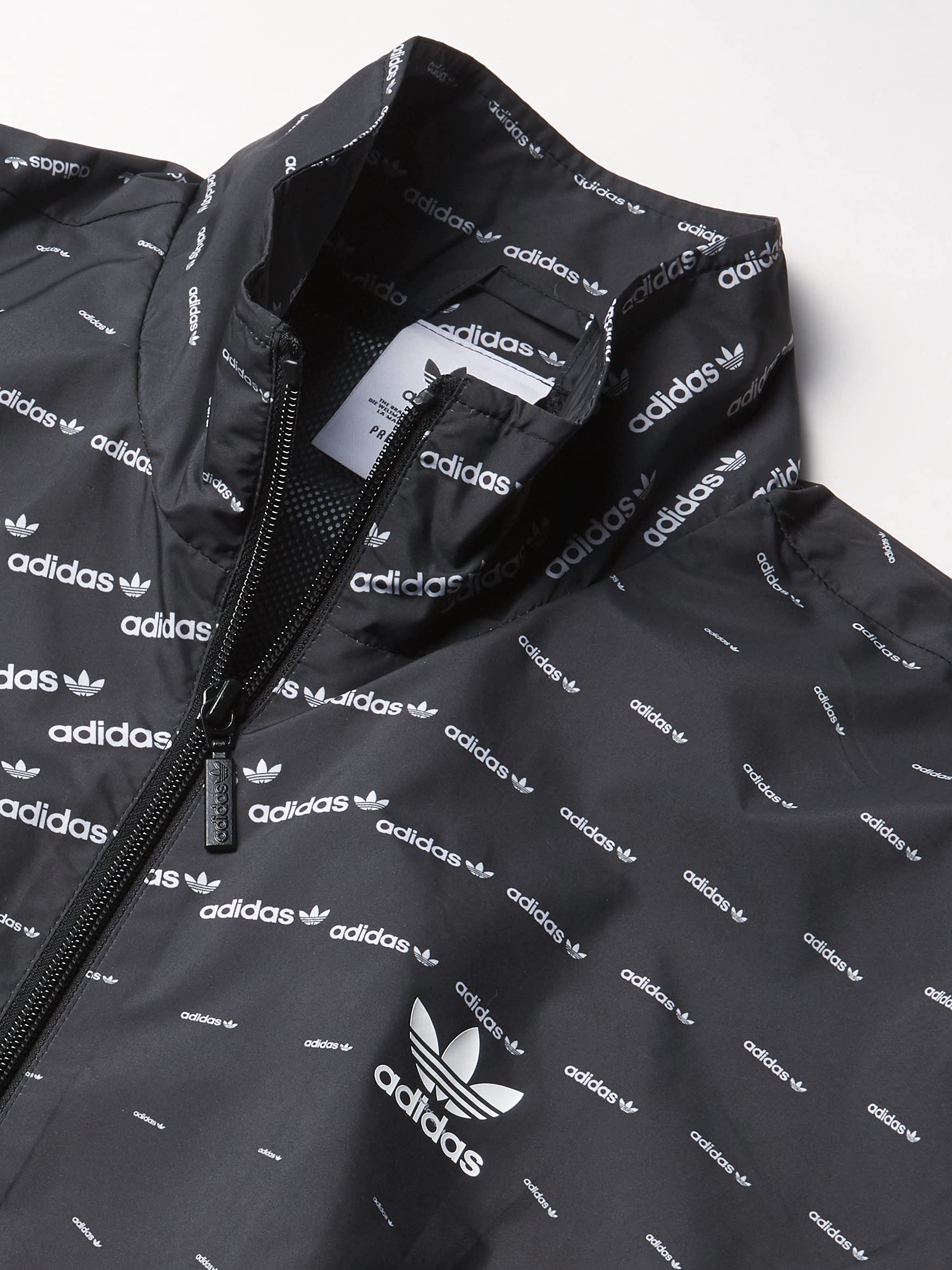 adidas Originals Men's Graphics Monogram Pack Track Top, Black/White, Large