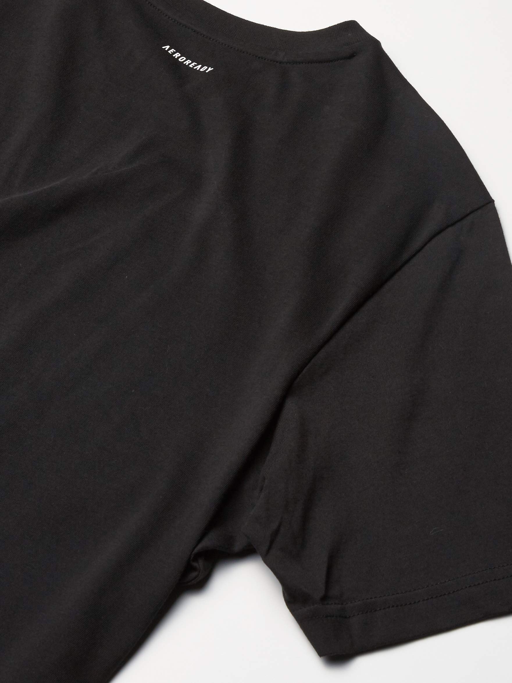 adidas mens Hyperreal Vertical Logo Black Small