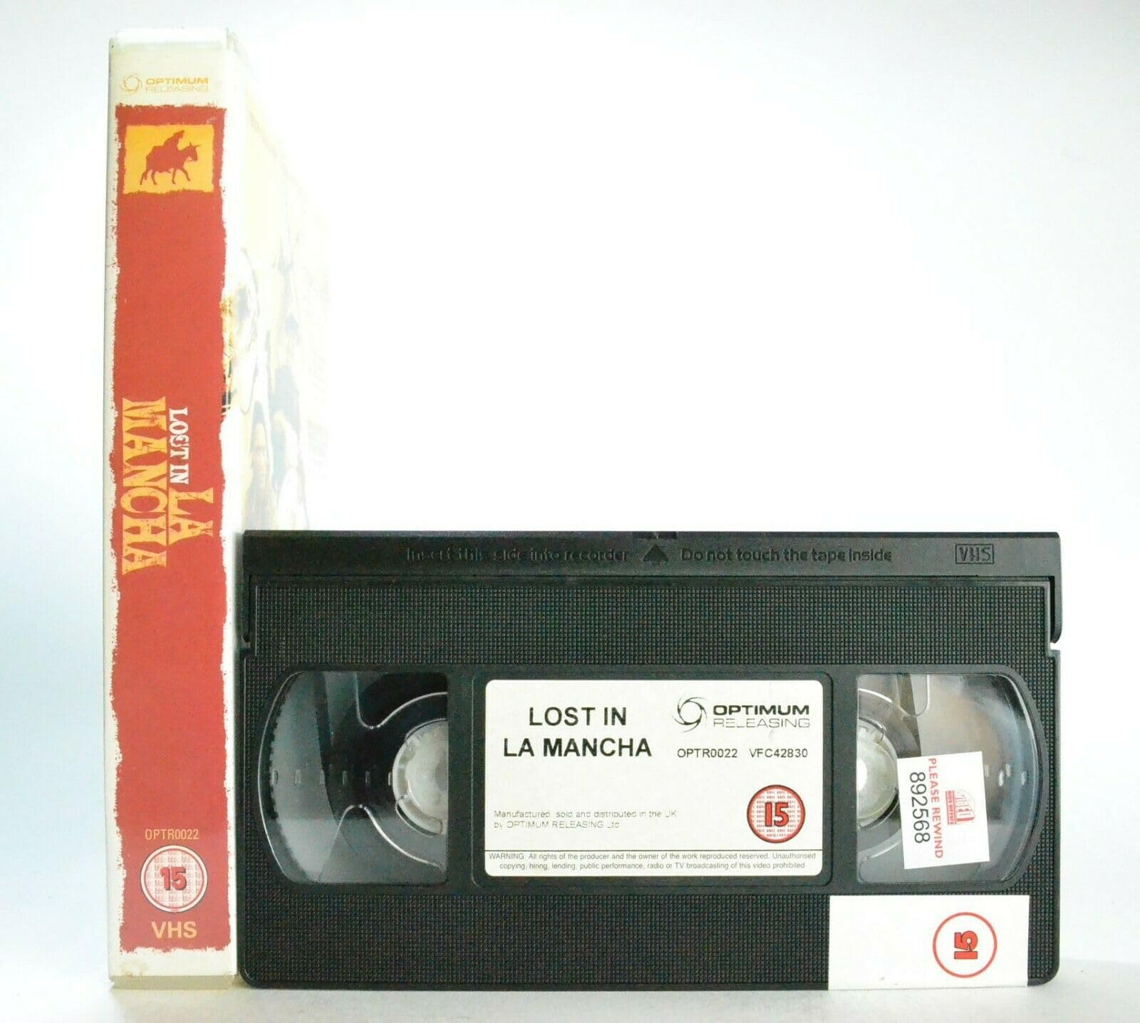 Lost In La Mancha: Narrated By Jeff Bridges - Documentary - Johnny Depp - VHS