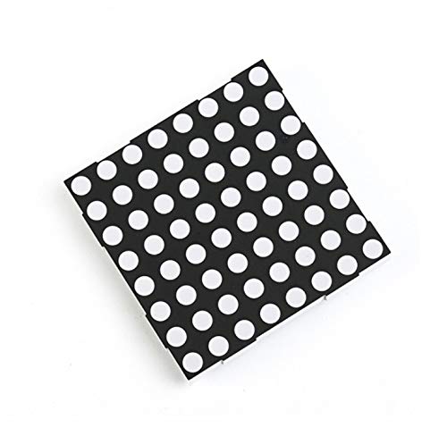 Treedix 64 LED Dot Matrix Display Compatible with Arduino MAX7219 LED Dot Matrix Module, RED (10pcs)