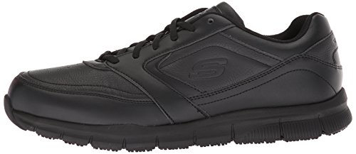 Skechers mens Nampa Food Service Shoe, Black, 10.5 US