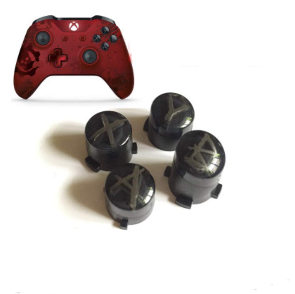 ABXY Button Bullet Buttons Replacement for Xbox One/Xbox ONE S/Xbox ONE X/Xbox ONE Elite(Slim Button)