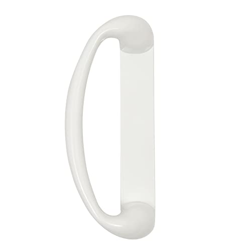 Built Industrial Sliding Glass Patio Door Handle Replacement Set, White Diecast, Mortise Style, Non-Keyed (Fits 3-15/16 Inch Hole Spacing)