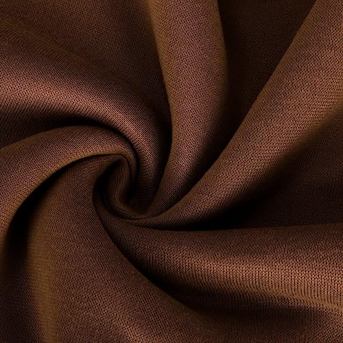 Bidobibo Womens Oversized Sweatshirts Fall Fashion for Women Women's Pullover Sweaters Womens Crewneck Sweatshirt Preppy Sweatshirt Sudadera Para Mujer My Orders Lightning Deals Of Today Brown