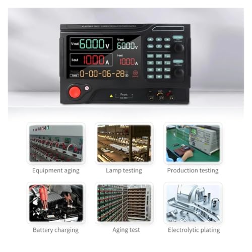 Arionyx Variable Switching DC Regulated Lab Programmable 15V 60A Laboratory Bench Dc Power Supply Mobile Repair(220V,RS232_15V 60A 10MV 10MA)