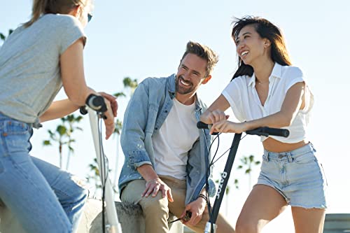 EcoSmart SUP Electric Scooter β 16" Air-Filled Tires, Wide Bamboo Deck, 350w High-Torque Hub-Driven Motor, Up to 15.5 mph & 15.5 Miles Range, Rear-Wheel Drive