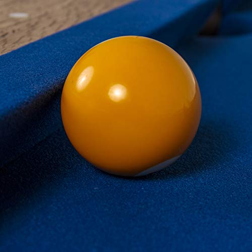 American Legend Kirkwood 84” Billiard Table with Rustic Blond Finish, K-Shaped Legs and Royal Blue Cloth