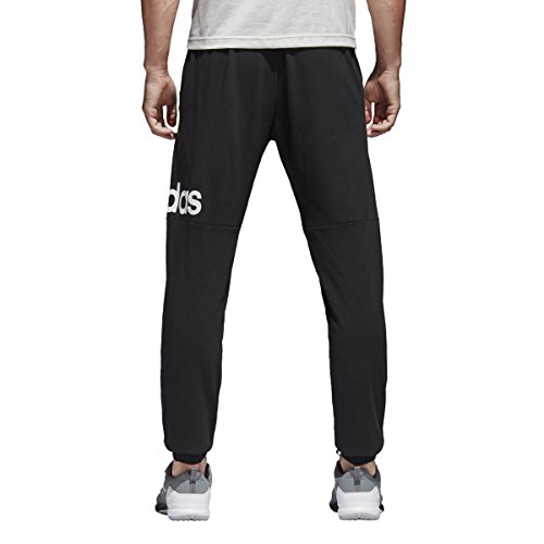 adidas S1754MCL230A Men's Essentials Performance Logo Pants, Black/White, Medium